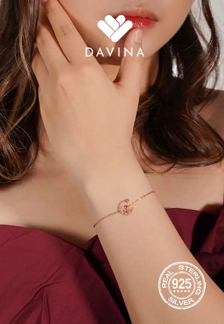 Jual DAVINA Jewelry DAVINA Ladies Chinese Zodiac Bracelet Rose Gold Color Sterling Silver 925 ...
