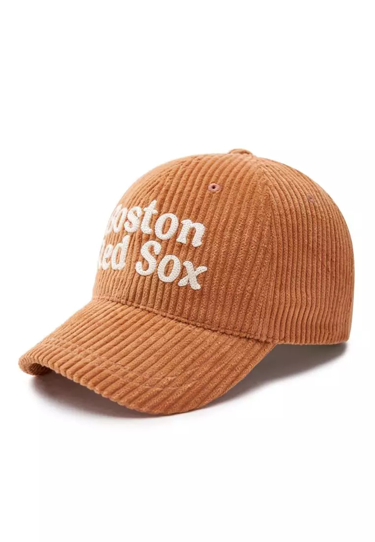 MLB Varsity Corduroy Cursive Logo Unstructured Ball Cap BOSTON RED SOX ...