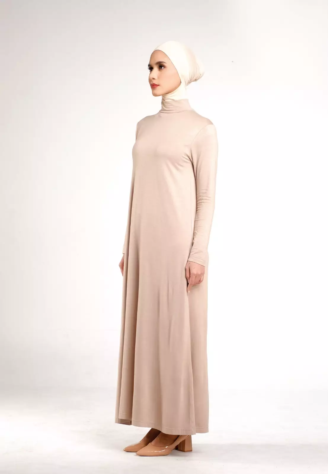 Jual SHAFIRA Shafira Brilla Inner Dress Khaki | Inner Gamis Original ...