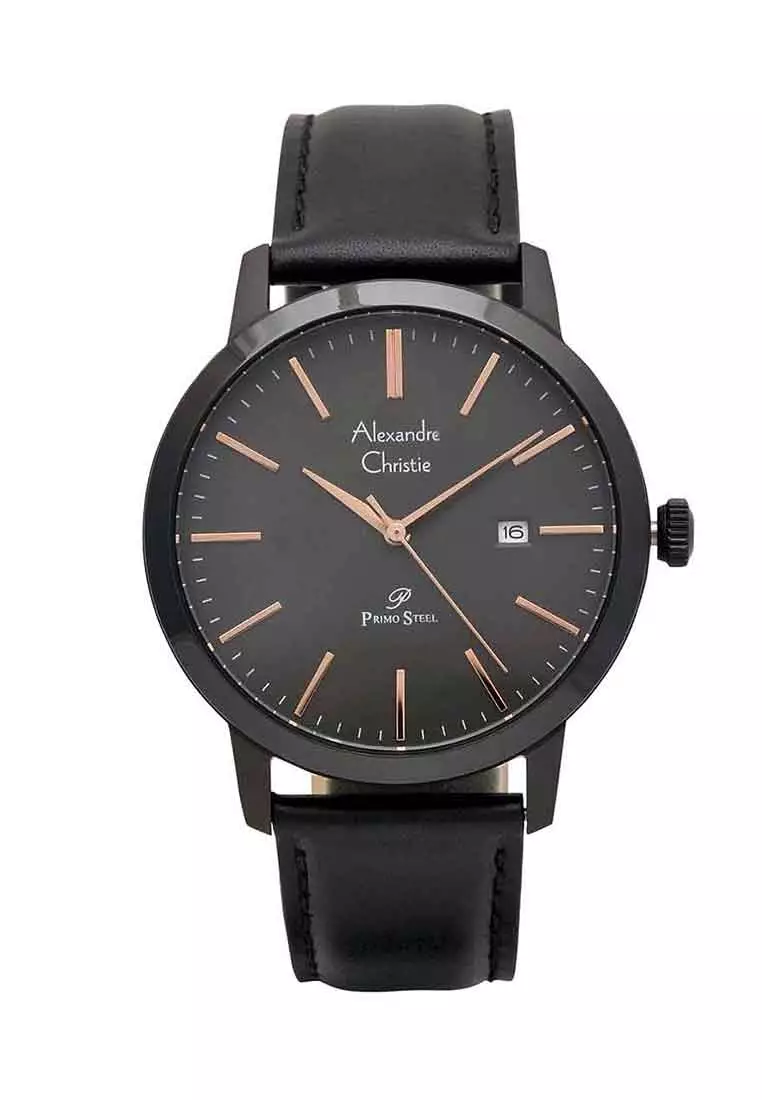 Jual Alexandre Christie Alexandre Christie Jam Tangan Pria - Black ...