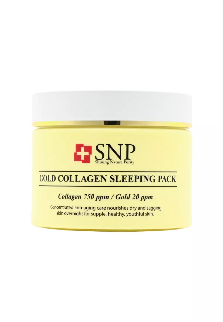 Buy SNP SNP Gold Collagen Sleeping Pack (100g) Online | ZALORA Malaysia