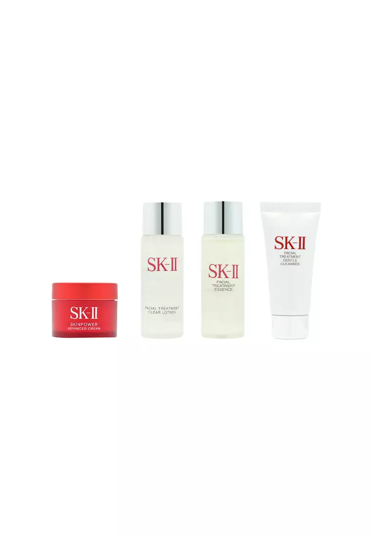 Buy SK-II Skii Essential Travel Skincare Set 4pcs 2025 Online | ZALORA