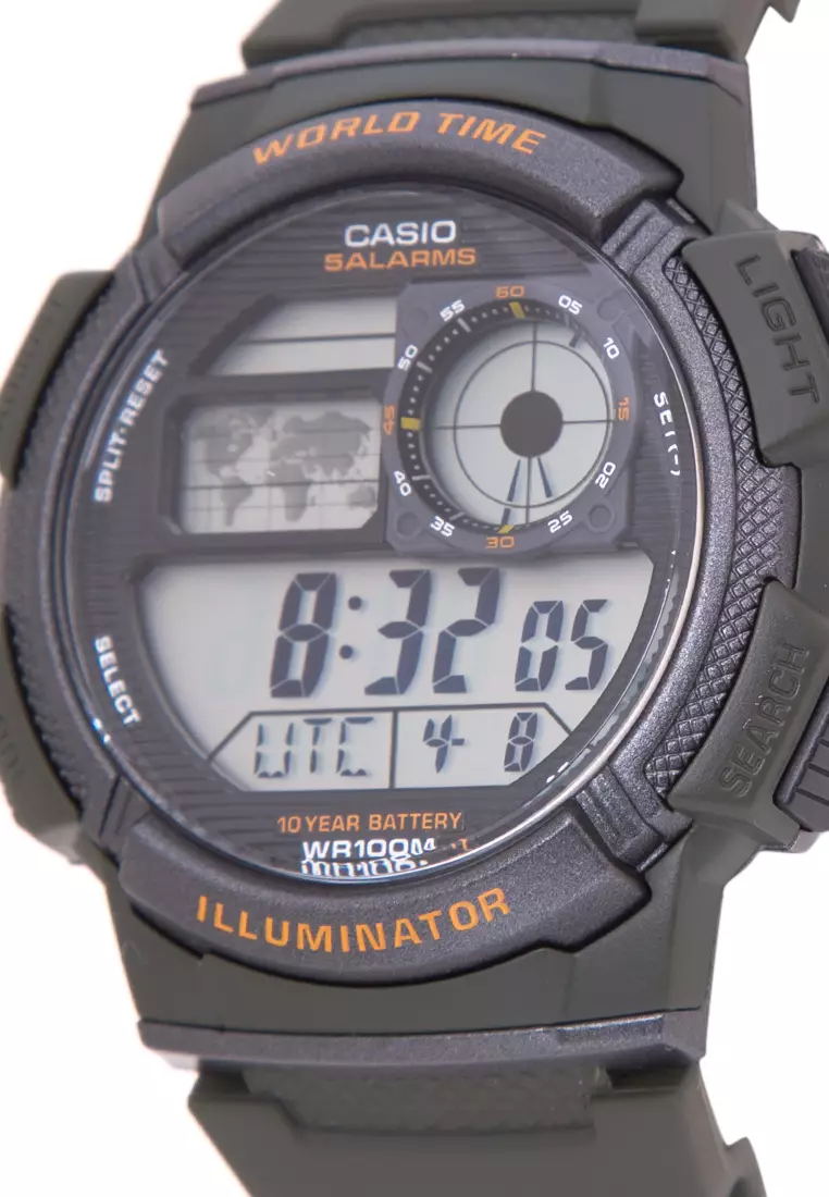 Buy Casio Digital Watch AE-1000W-3AVDF 2025 Online | ZALORA Philippines