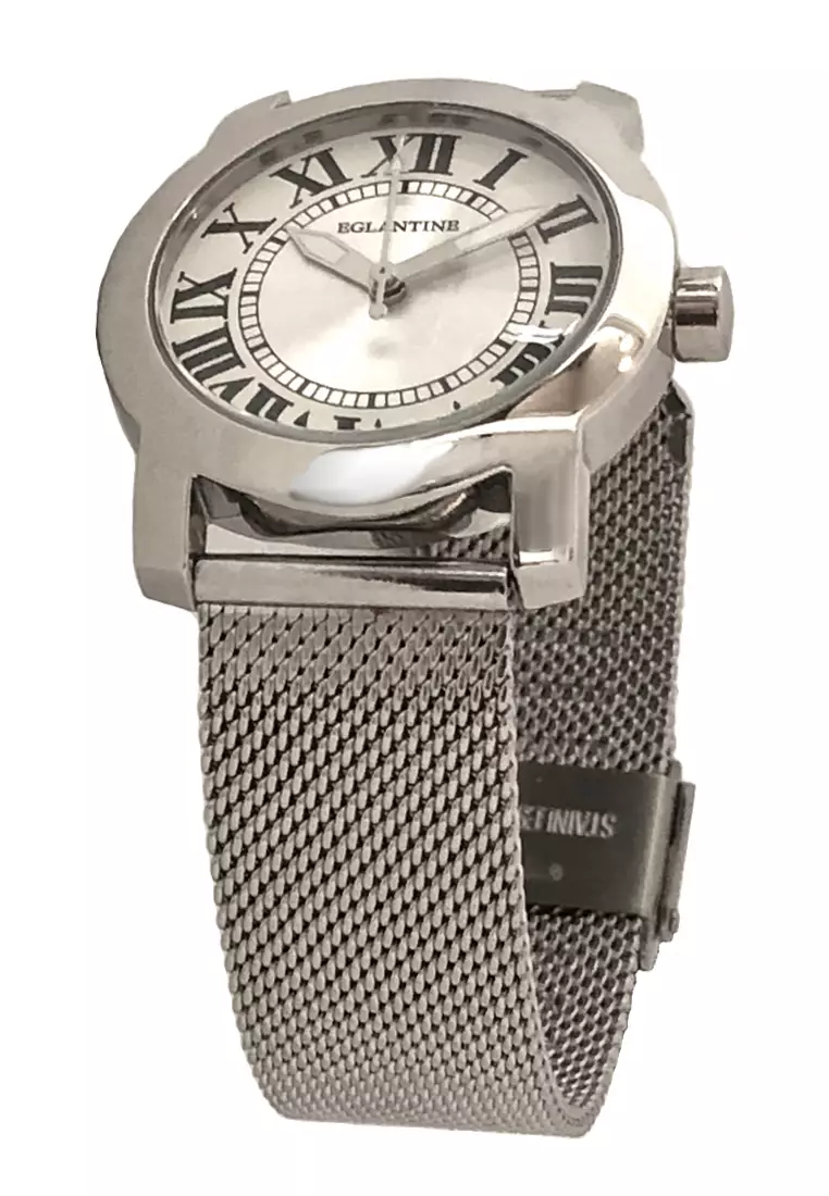 Buy EGLANTINE Emily Ladies Steel quartz Watch on Milanese steel ...