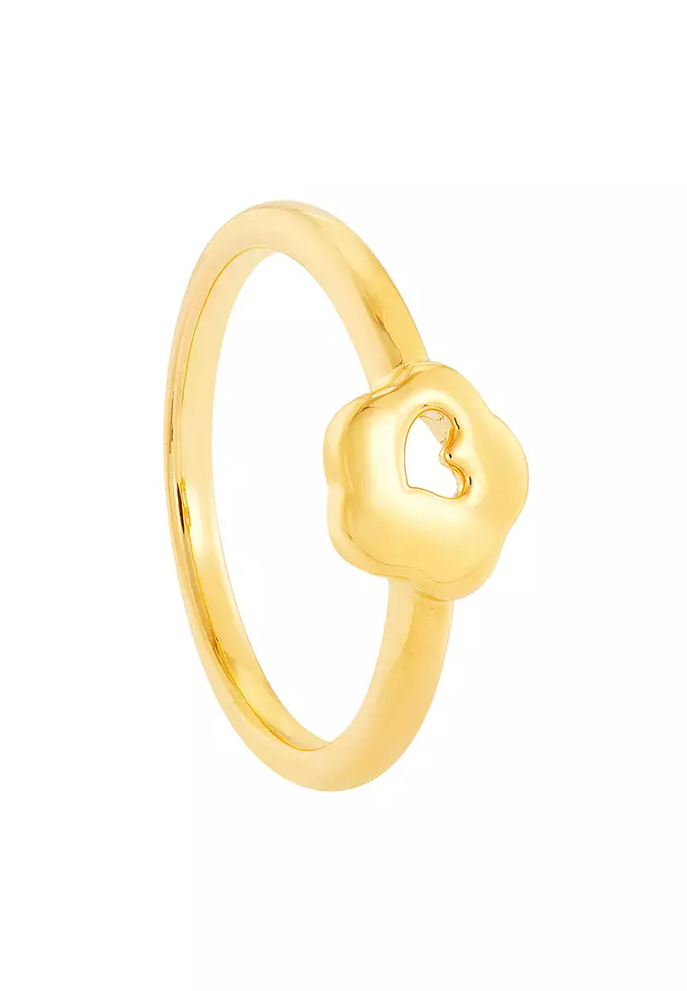 Buy HABIB HABIB 999/24K Yellow Gold Ring R9AAW1222 Online | ZALORA Malaysia