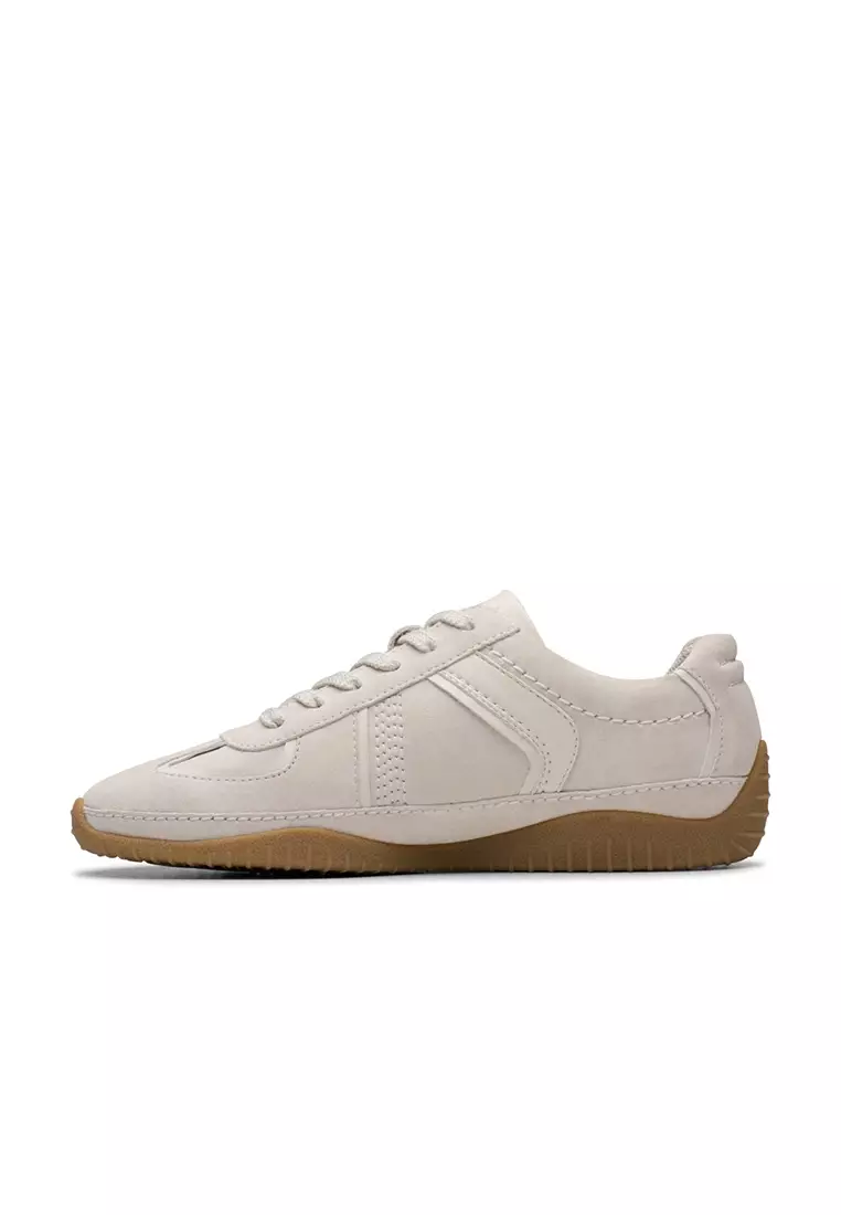 Buy CLARKS Womens Meridor Lo Trainers - Off White Combi 2025 Online ...