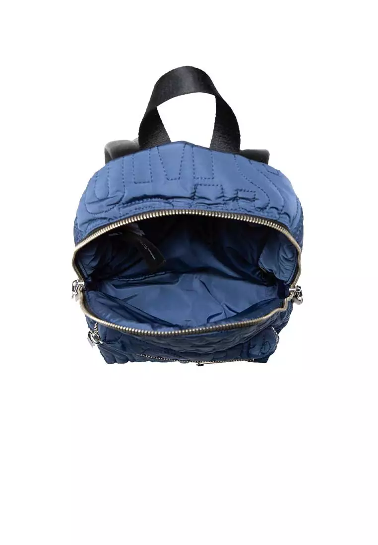 Buy Marc Jacobs Nylon Jumbled Logo Small Backpack Azure Blue ...