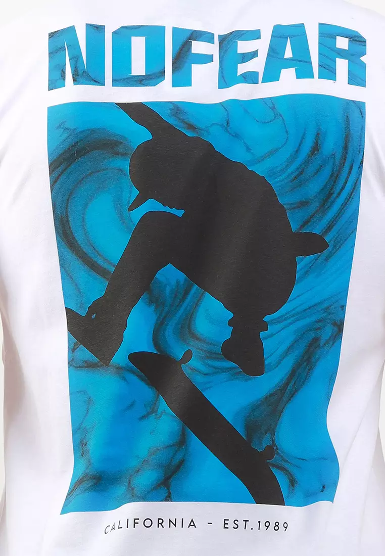 Jual No Fear Kickflip Slim Fit T-Shirt Original 2026 | ZALORA Indonesia
