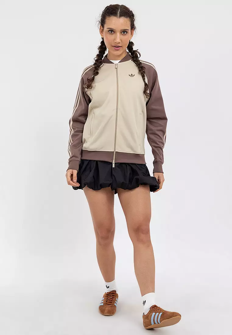 Buy ADIDAS Lifestyle SST LOOSE TRACKTOP Women Beige KD8825 2026 Online ...