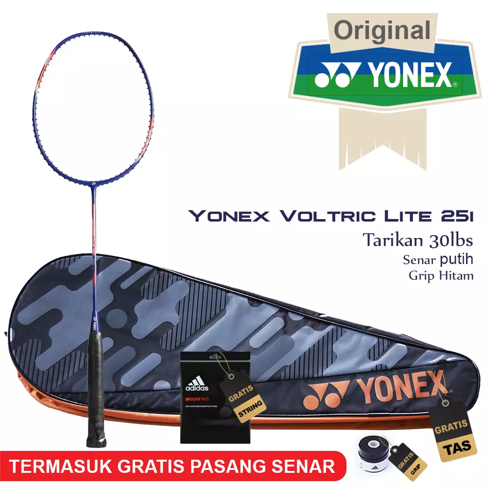 Jual Yonex Raket Badminton Yonex Voltric Lite 25i 100% Original ...