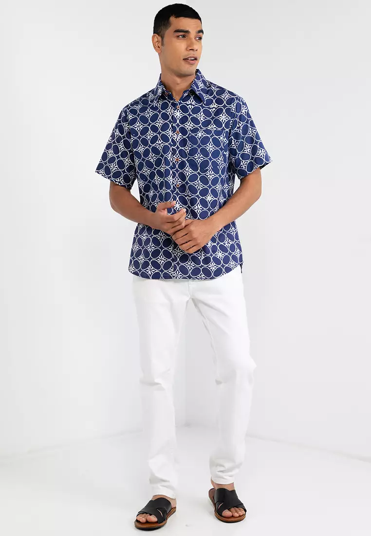 Buy TUSCA Nuansa Batik Kemeja 2025 Online | ZALORA