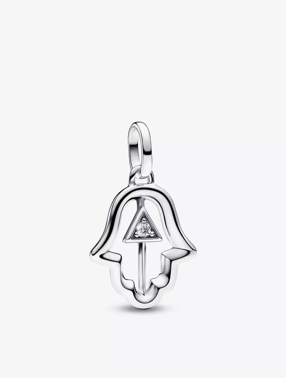 Jual Pandora Hamsa Hand Medallion Charm - Silver Original 2025 | ZALORA ...