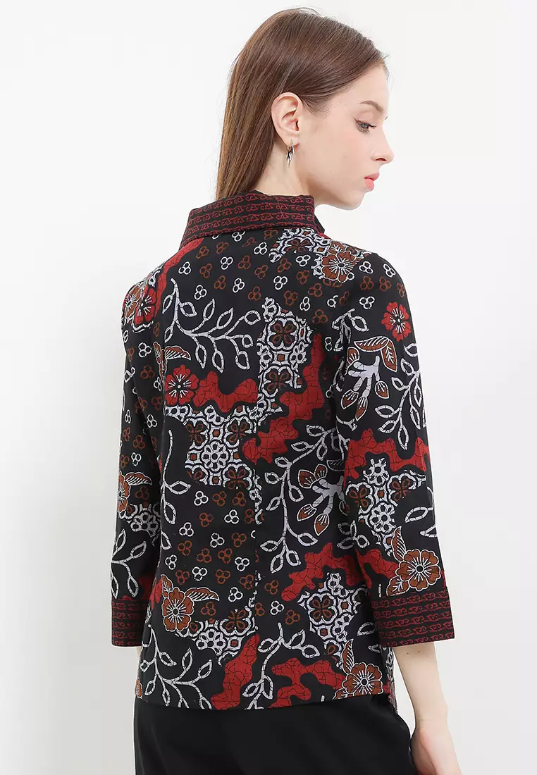 Jual ARJUNA WEDA Blouse Batik Semanggi Original 2026 | ZALORA Indonesia
