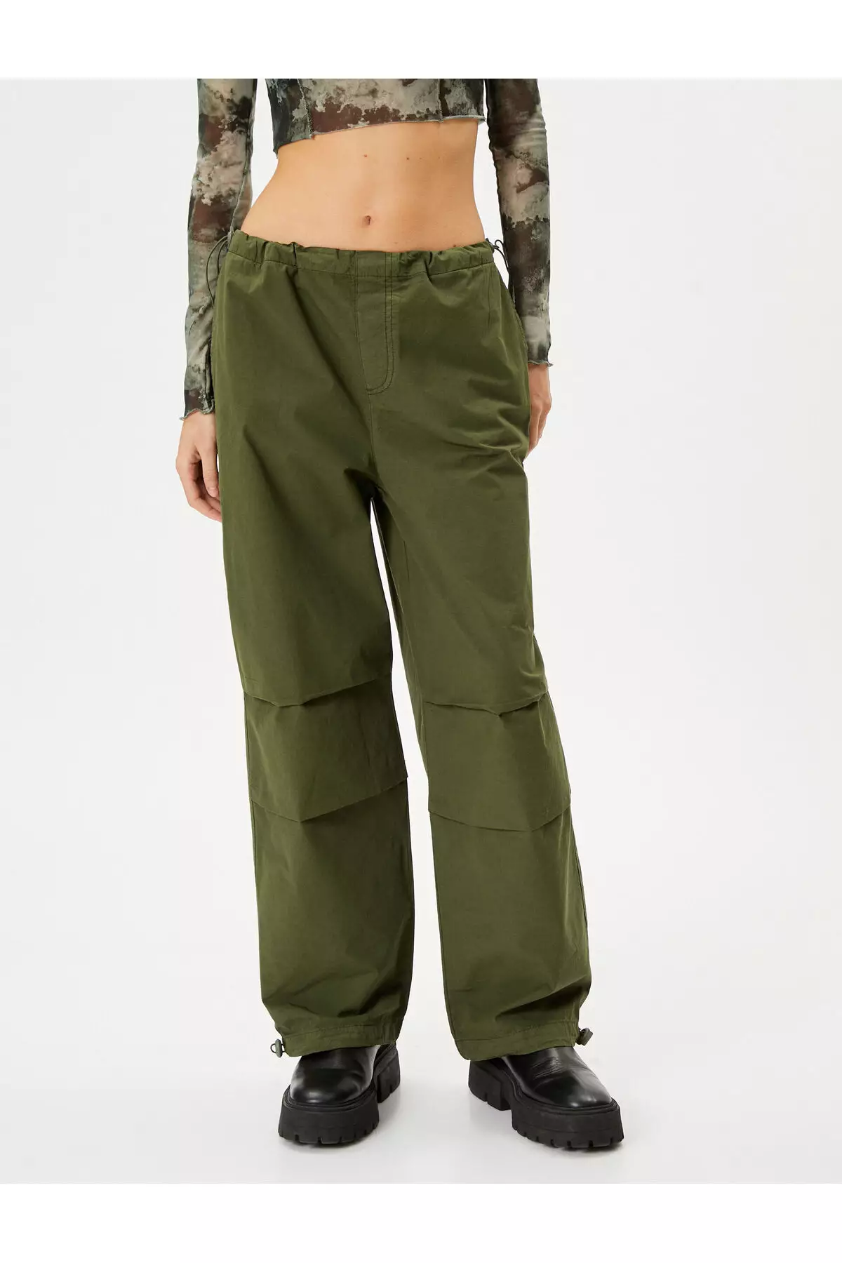 Buy KOTON Toggle Utility Parachute Pants 2025 Online | ZALORA