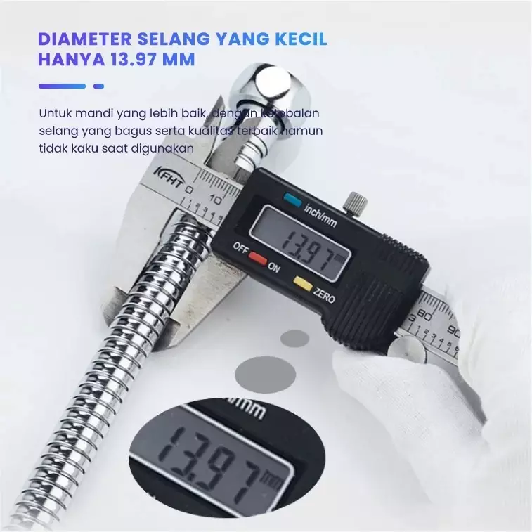 Jual Dorahomi DoraHomi Selang Fleksibel Pipa Jet Bidet Shower Head Mandi Fleksibel Universal ...