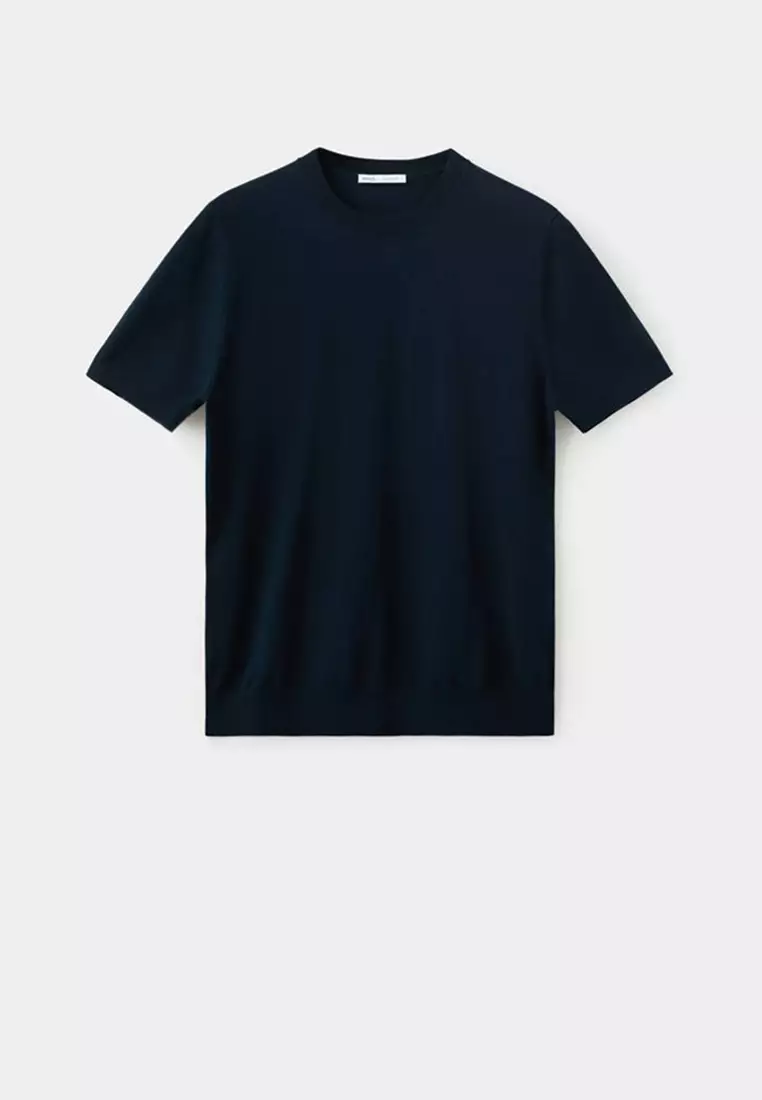 Buy MANGO Man Fine Jersey 100% Cotton T-Shirt 2026 Online | ZALORA