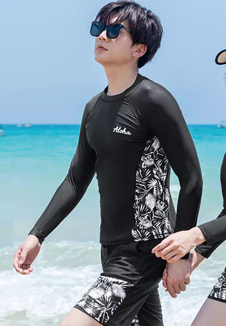 Buy LYCKA LLL3040 Korean Style Men Rash Guard 3-Pieces Set Multi 2025 ...