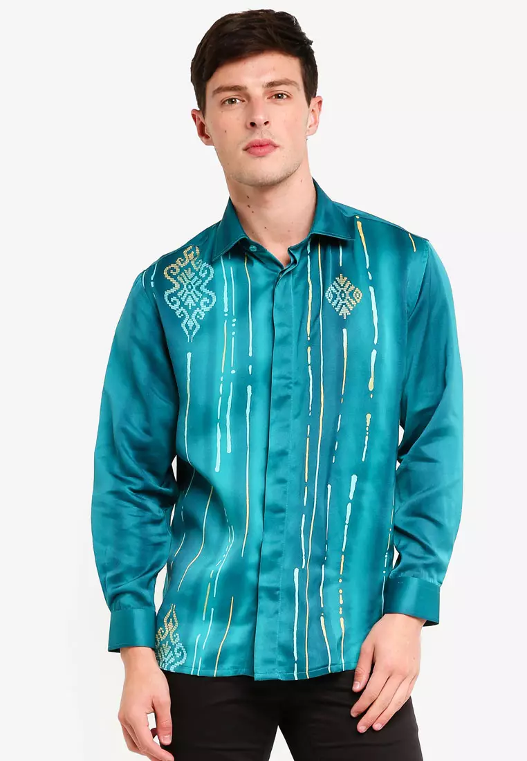 Buy Gene Martino Men's Batik Islamic Motif 2025 Online | ZALORA Philippines
