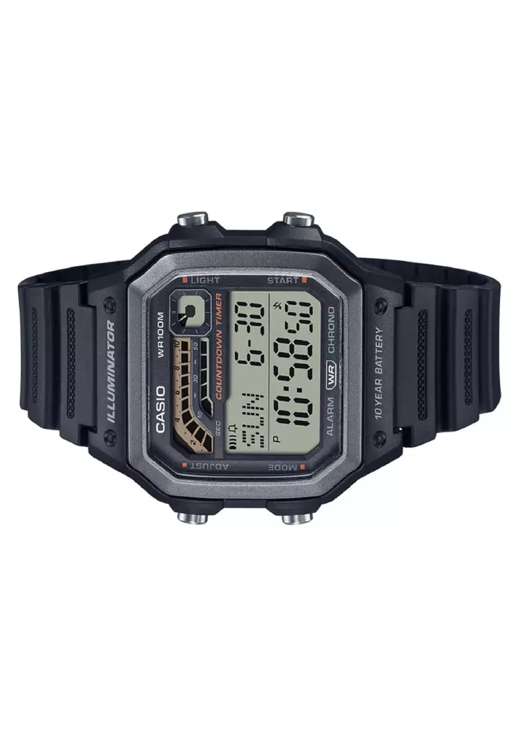 Buy Casio Digital Watch WS-1600H-1A 2025 Online | ZALORA Philippines