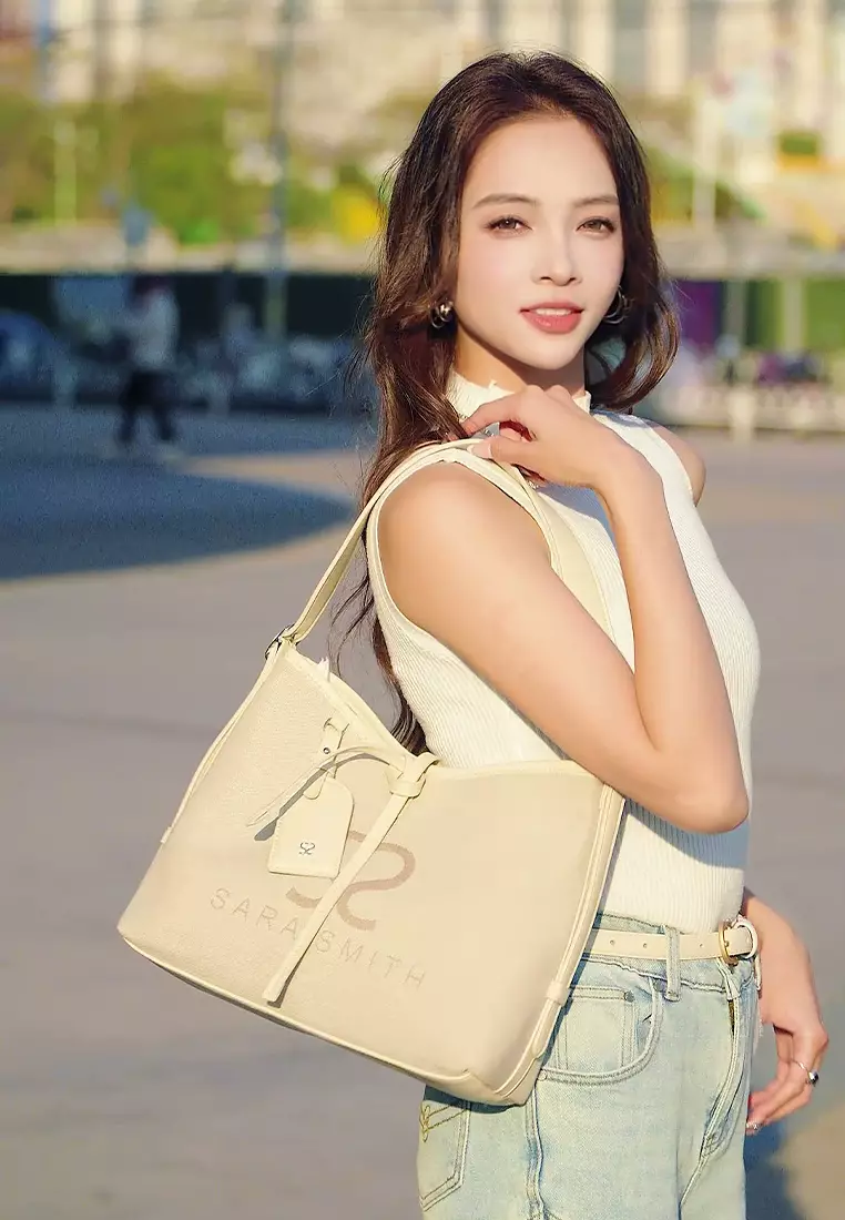 Sara Smith Women's Top Handle Bag / Sling Bag / Crossbody Bag - White 2025 | Buy Sara Smith ...
