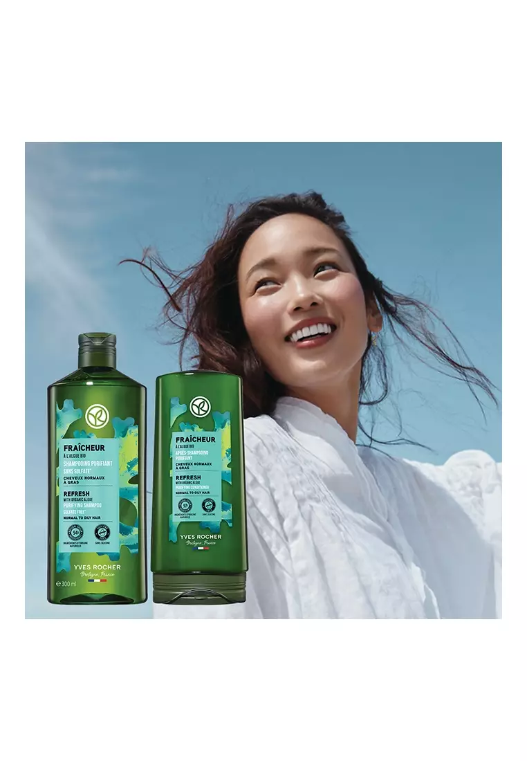 Buy Yves Rocher Refresh Purifying Shampoo 300ml & Conditioner 200ml ...