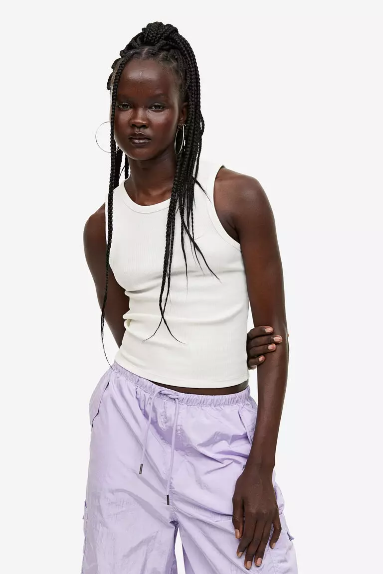 Jual H&M Bea tank Original 2024 | ZALORA Indonesia