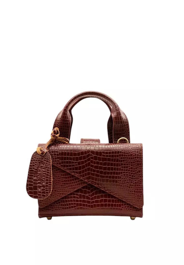 Buy The Tannery Manila Nala Leather Handbag 2025 Online | ZALORA ...