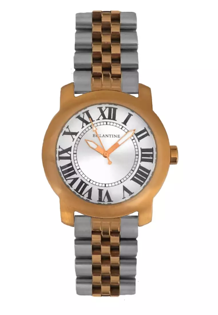 Buy EGLANTINE Emile Unisex Rose Gold Plated Steel Quartz Watch, 12 ...