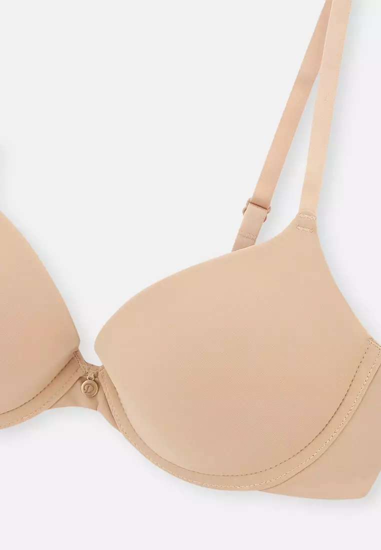 Buy DAGİ Beige Basic Padded Bra, Push-up, Full-Cup, Underwire ...