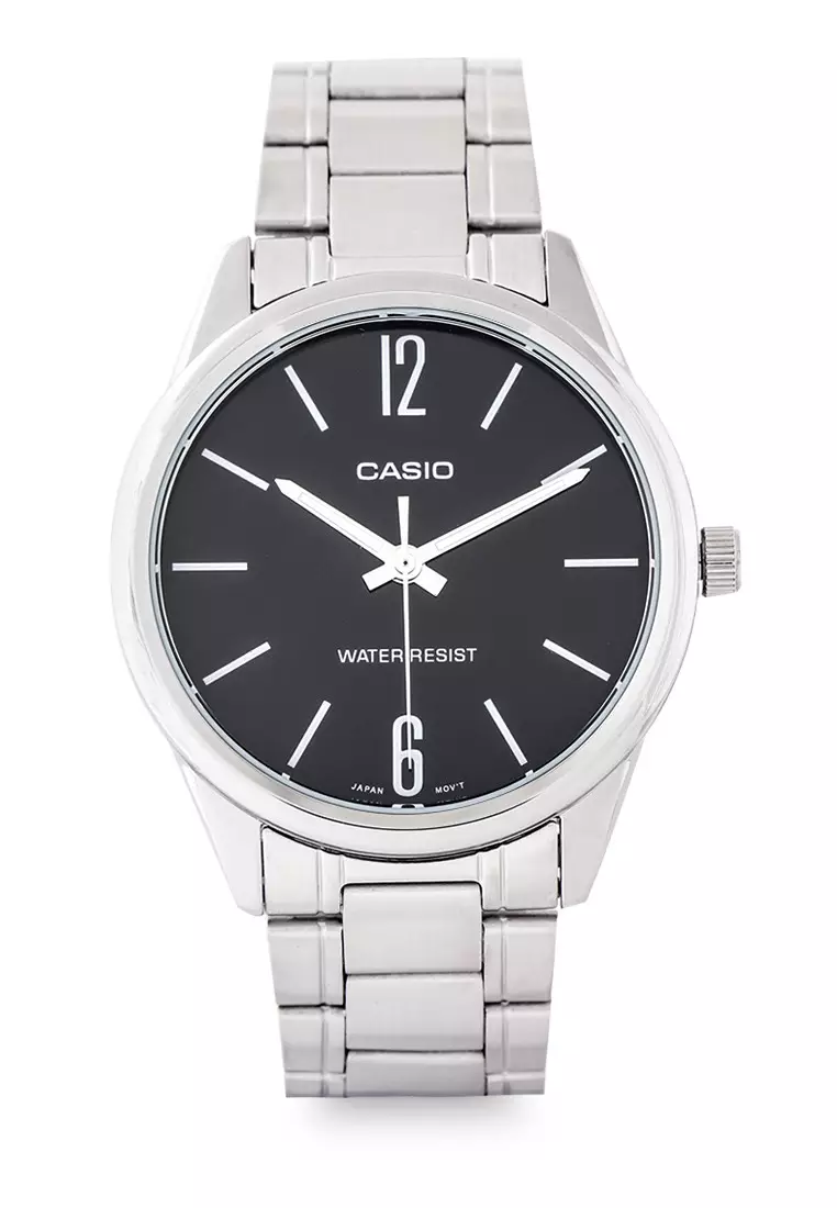 Jual Casio Men MTP-V005D-1BVDF Silver Original 2025 | ZALORA Indonesia