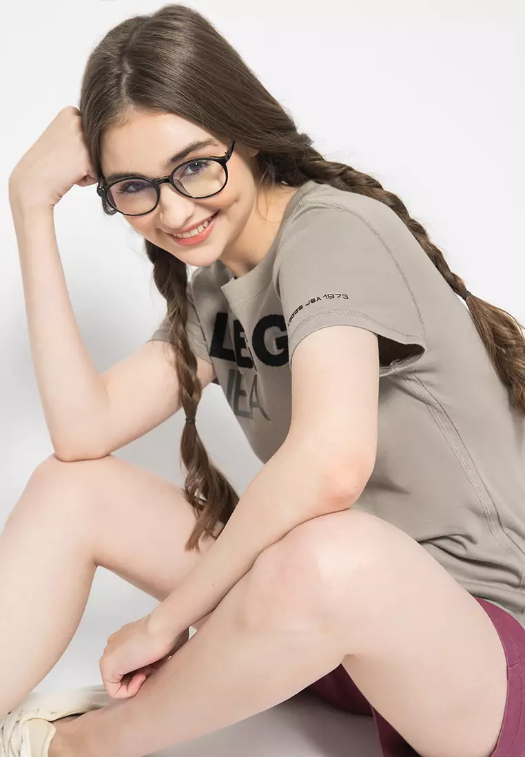 Jual LGS LGS - Kaos Wanita - Lengan Pendek - Warna Coklat - LLTS.551 ...