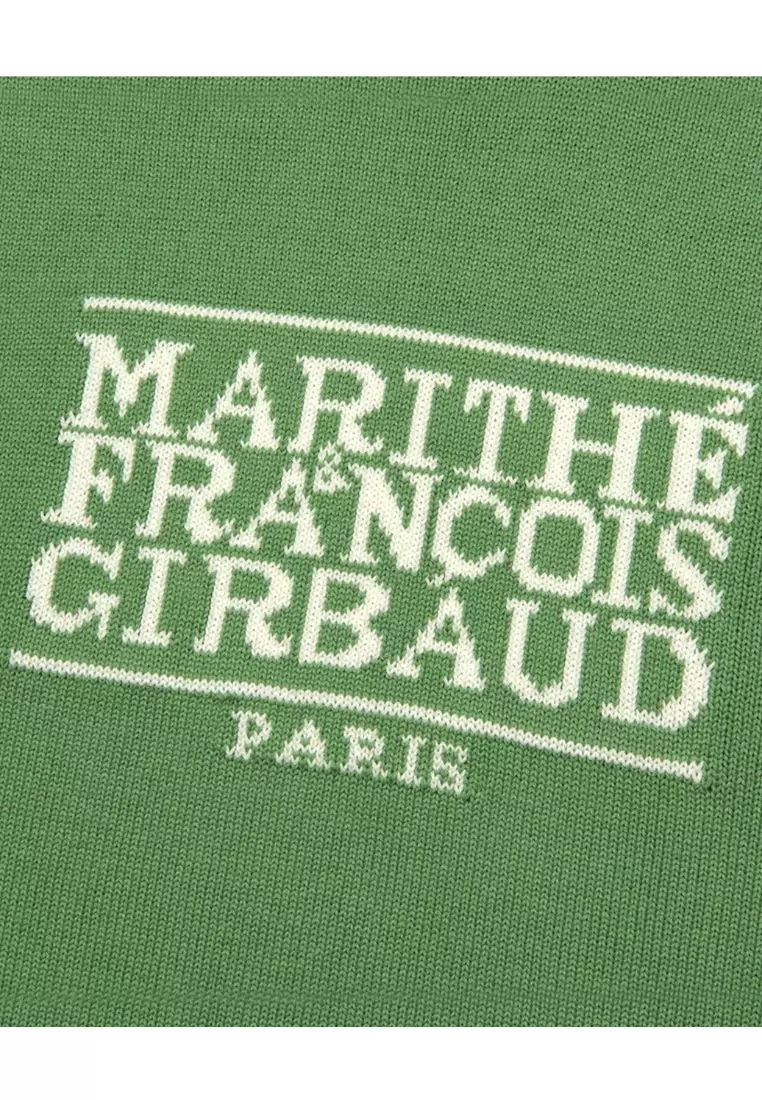 Jual Marithe + Francois Girbaud MARITHÉ Classic Logo Knit Pullover ...