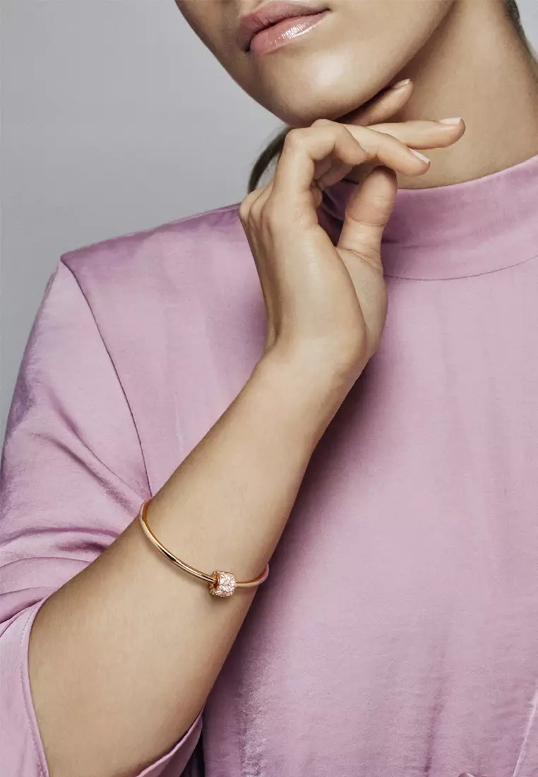 Buy PANDORA Pandora Pink & Clear Sparkle Charm Online | ZALORA Malaysia