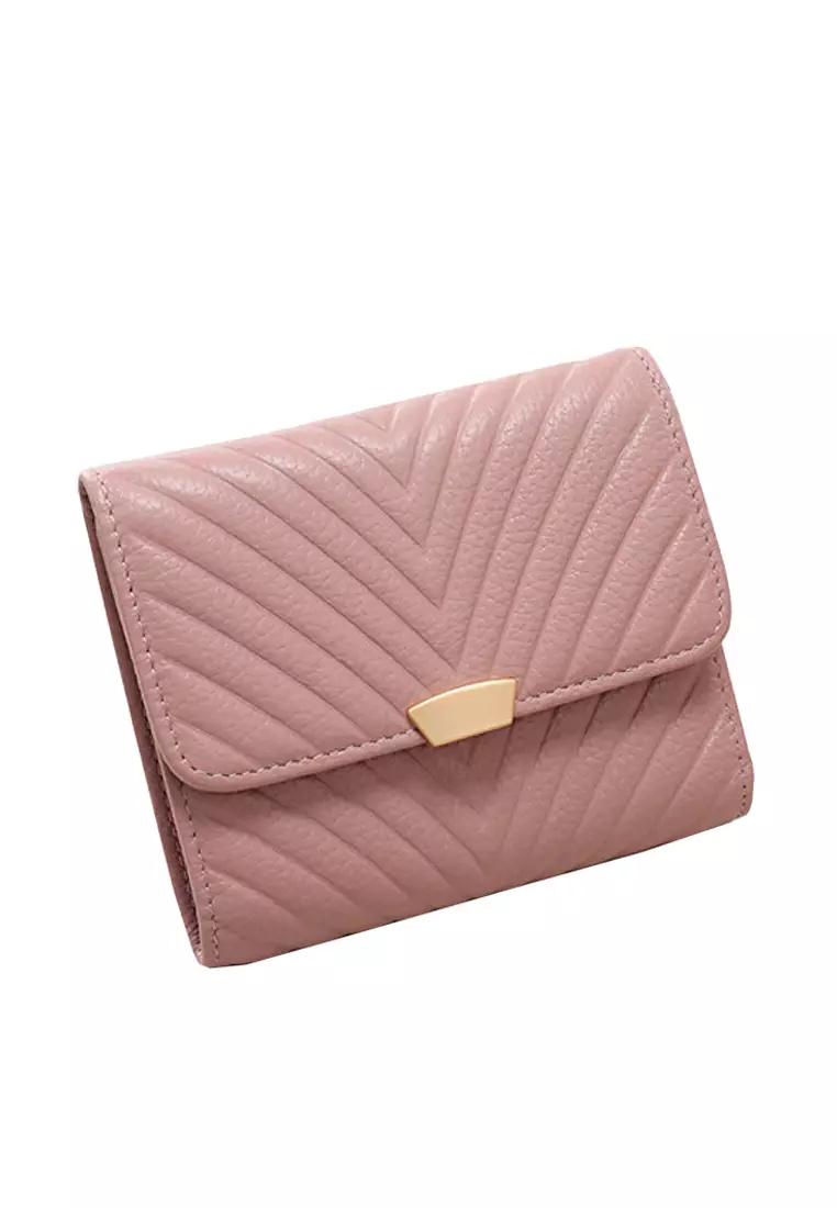 Buy ZITIQUE Double folding wallet in the head layer 2025 Online | ZALORA