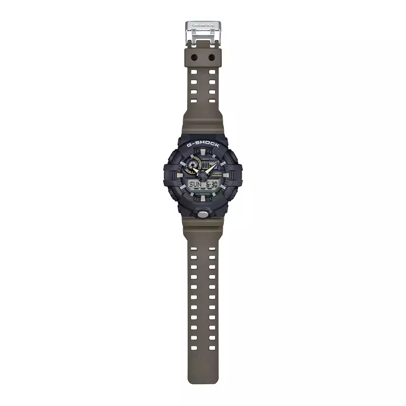 Jual Casio Jam Tangan Pria Casio G-Shock GA-710TU-1A3DR Two Tone Utility Color Analog Digital ...