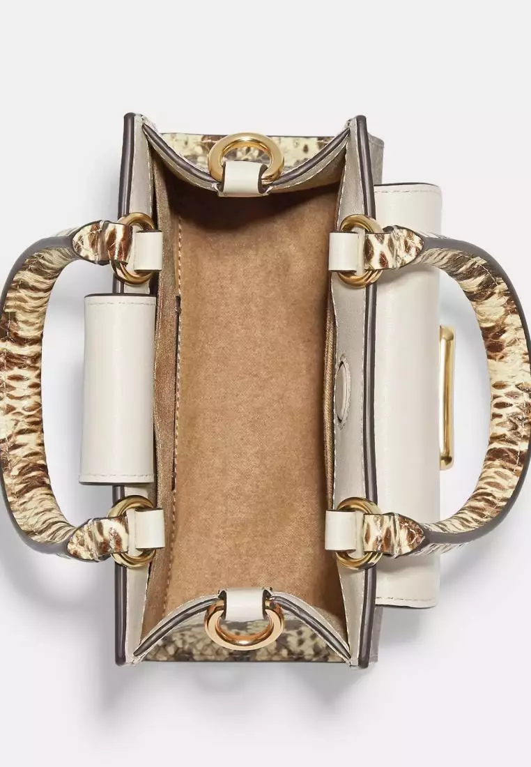 Jual COACH Coach Mini Pepper Crossbody In Signature Canvas Light Khaki ...