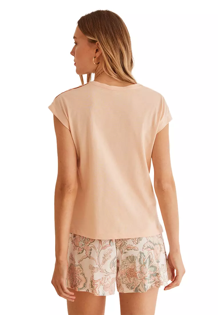 Buy WOMEN'SECRET Orange Floral Print Short Pyjamas 2025 Online | ZALORA ...