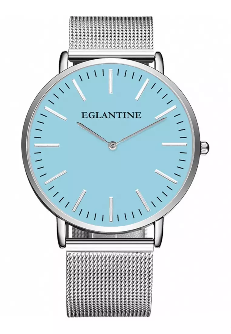 Buy EGLANTINE Oslo Silver Alloy Quartz Watches, Large model (40mm ...