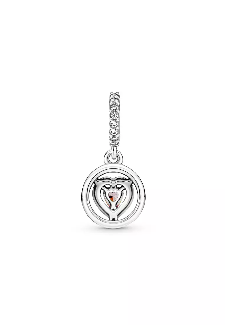 Buy Pandora Sparkling Double Halo Heart Dangle Charm 2025 Online | ZALORA Philippines