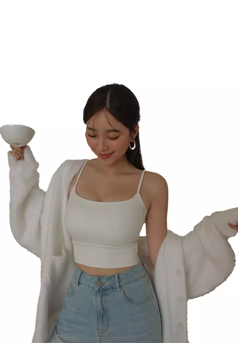 Padded cami top store