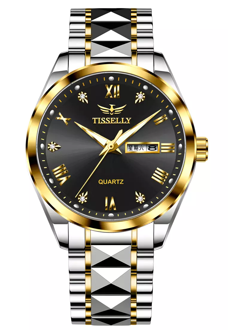 Buy Lara Luxury Waterproof Luminous Men's Quartz Watch Online | ZALORA ...