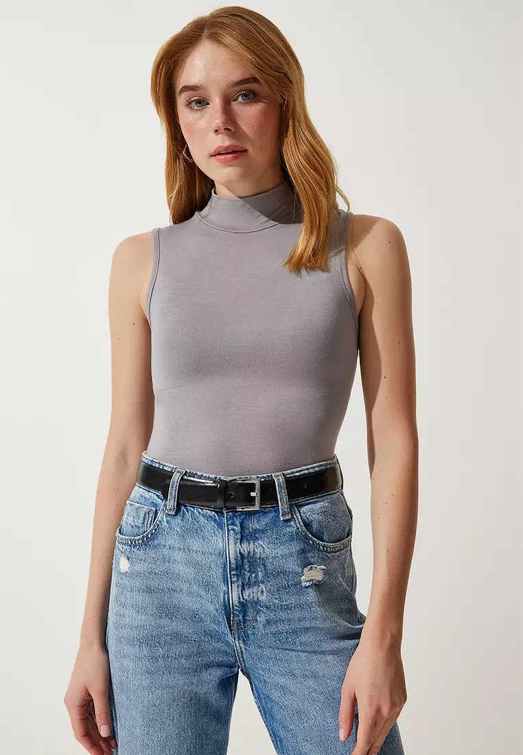 Buy Happiness Istanbul High Neckline Top Online | ZALORA Malaysia