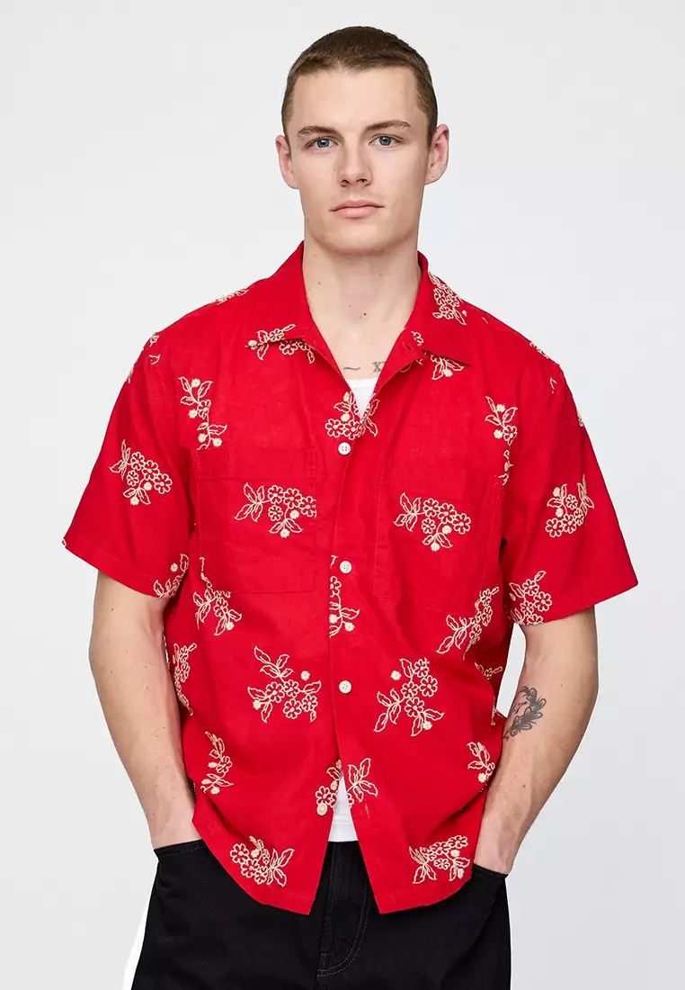 White Shirts For Men Gap Shirts For Men Buy GAP Standard Linen-Cotton ...