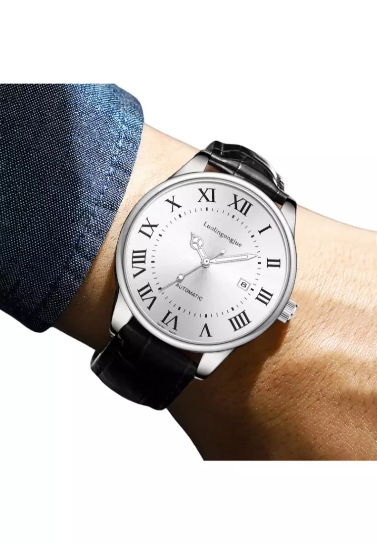 Buy OPCHIC Gold And Stainless Steel Dual Calendar Mechanical Watch 2025 ...