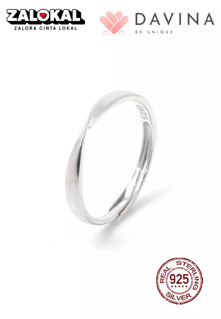 Jual Davina Jewelry Davina Men Alex Ring Sterling Silver 925 Original 2024 Zalora Indonesia