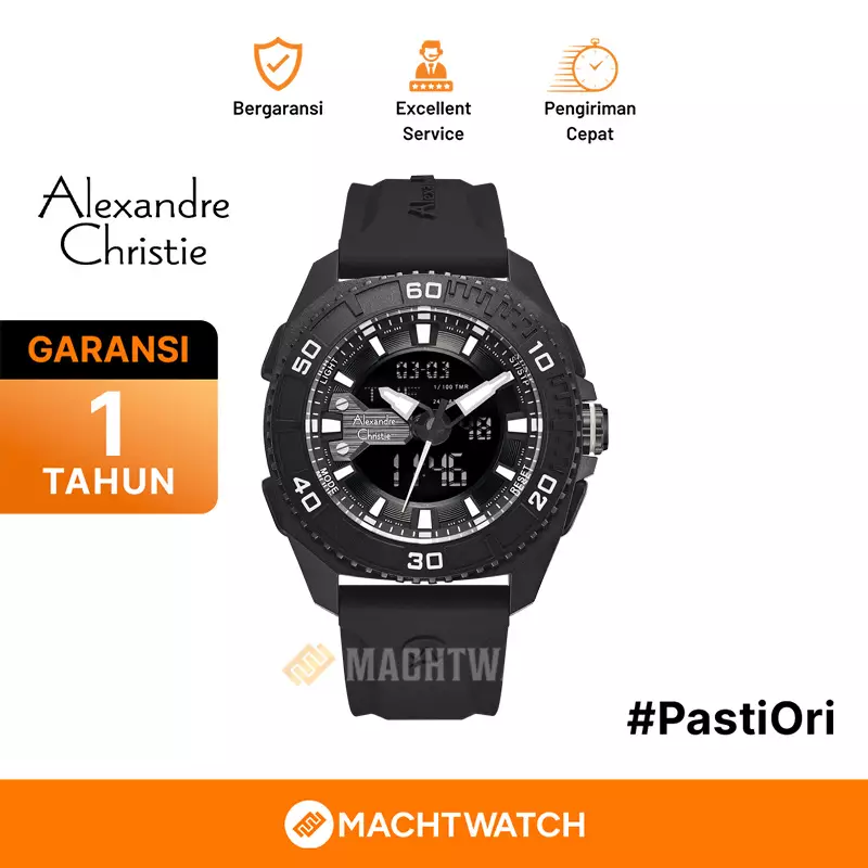 Jual Alexandre Christie Jam Tangan Pria Alexandre Christie Digi AC 9502 ...