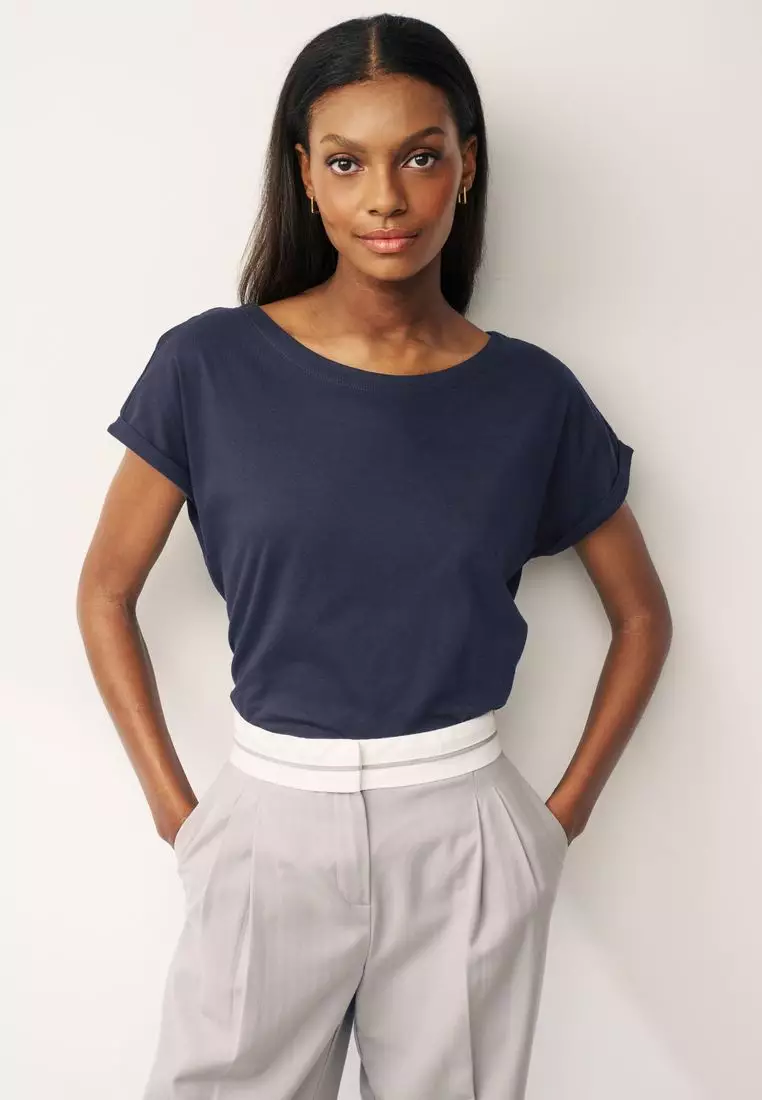Buy NEXT Cap Sleeve T-Shirt Top Online | ZALORA Malaysia