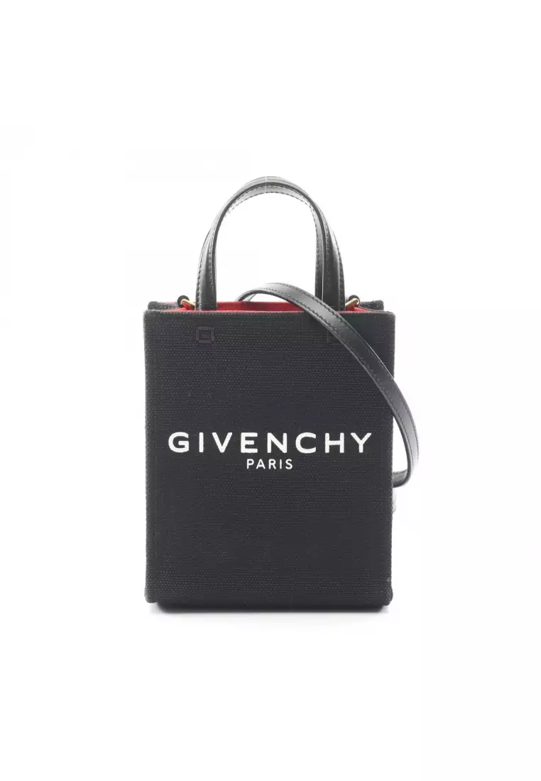 Buy Givenchy Pre-Loved Givenchy G Tote mini Vertical Handbag canvas ...