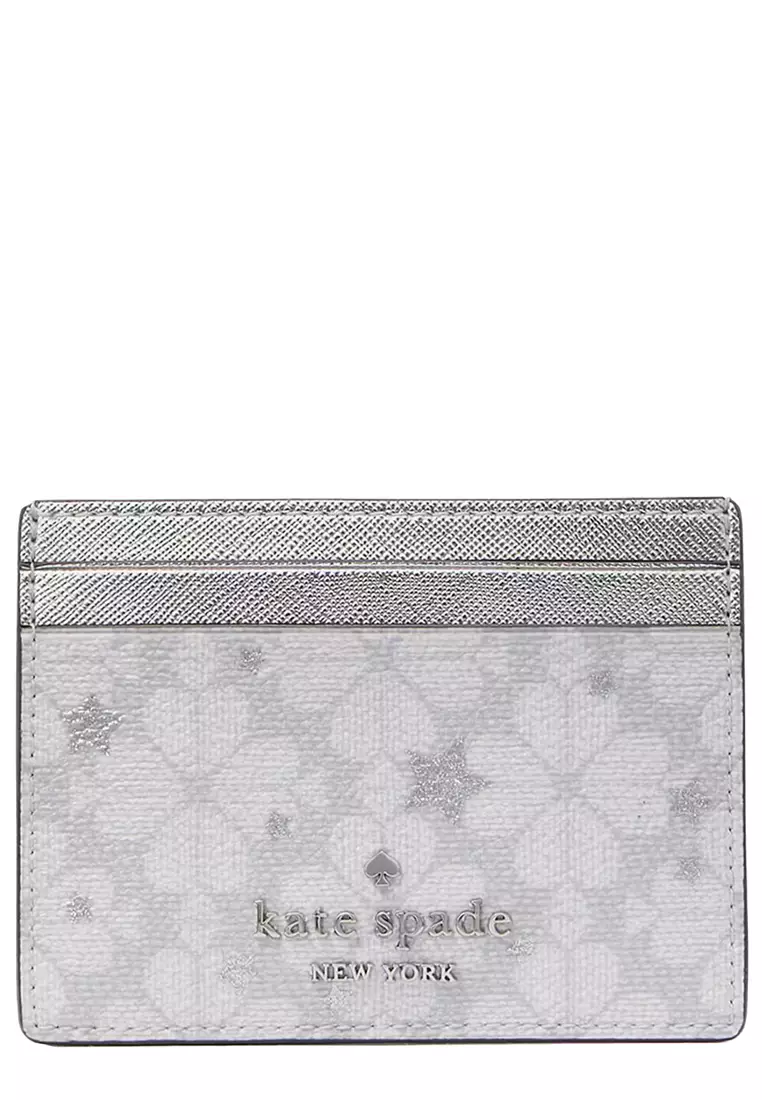 Buy Kate Spade Spade Flower Star Toss Small Slim Card Holder in ...