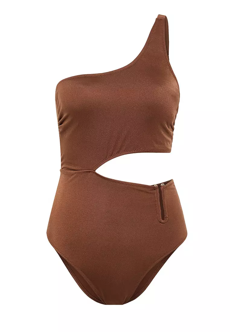 Buy Trendyol One Shoulder Monokini 2025 Online | ZALORA Philippines